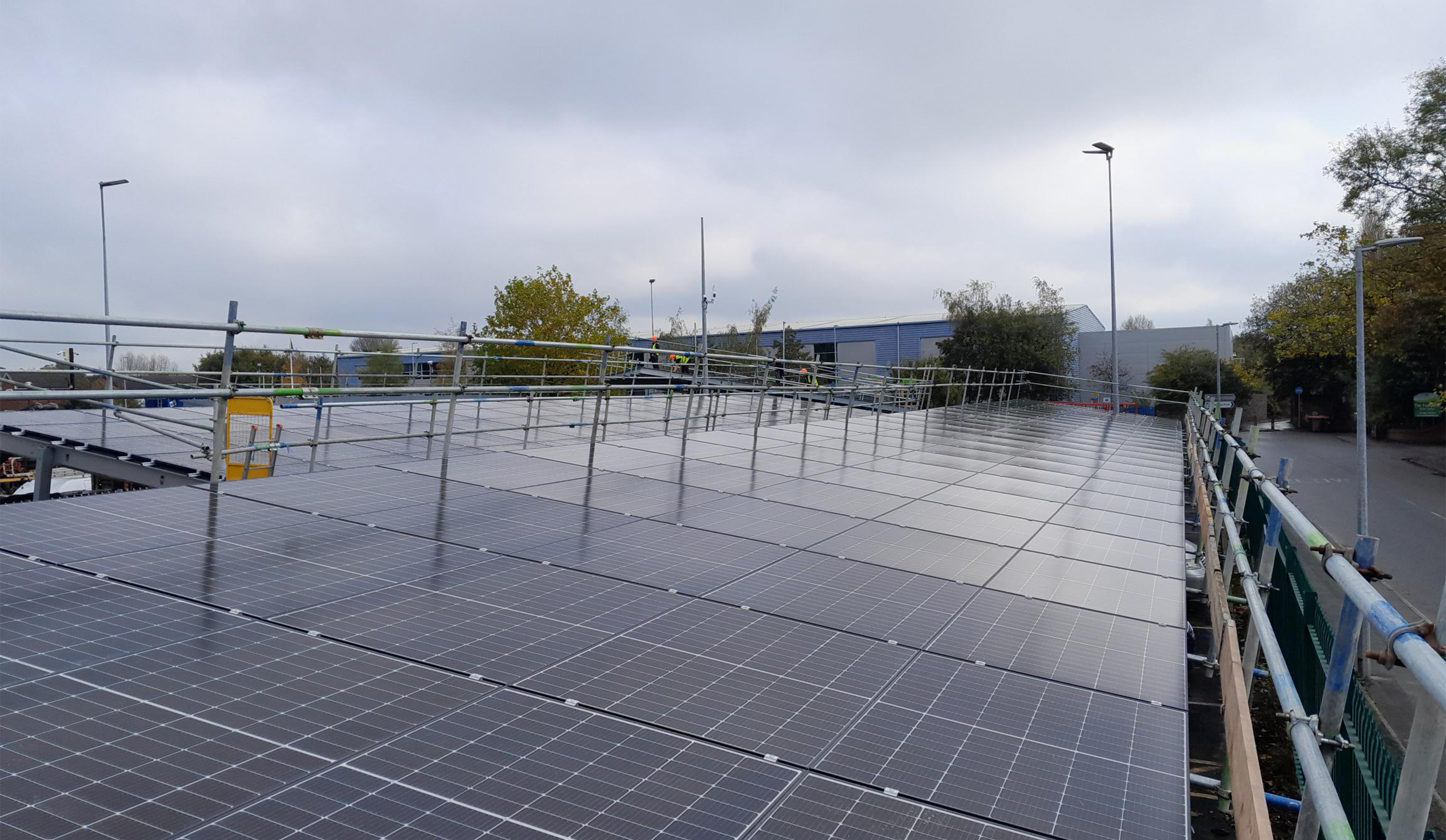 Solar Car Ports | Commercial Carports | Vital Energi