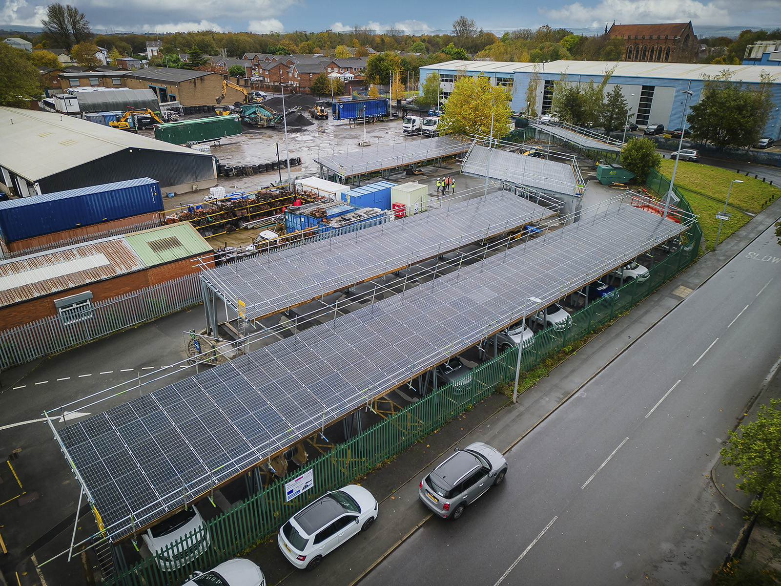 Solar Car Ports | Commercial Carports | Vital Energi